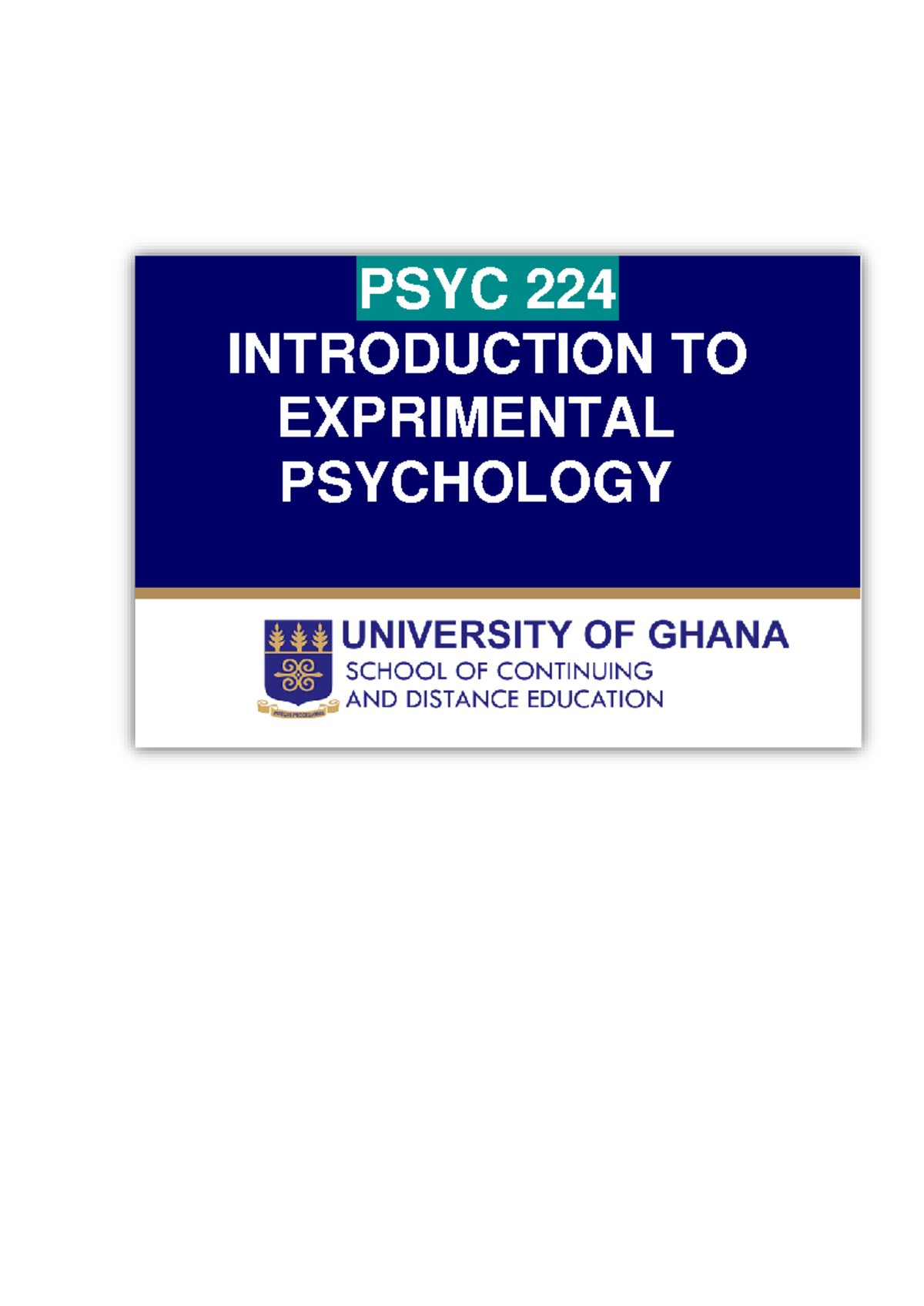 Psyc 224 study guide - Practical description - PSYC 224 INTRODUCTION TO ...