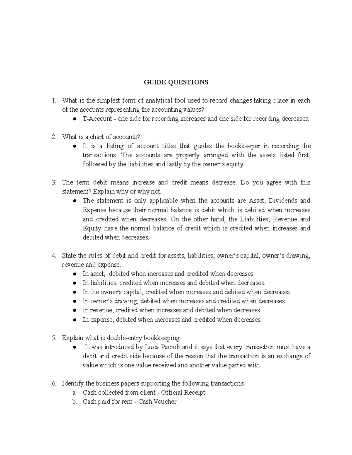Guide Questions - Accounting - Buccat, Mesmerize J. BSA I- ACED 3 GUIDE ...