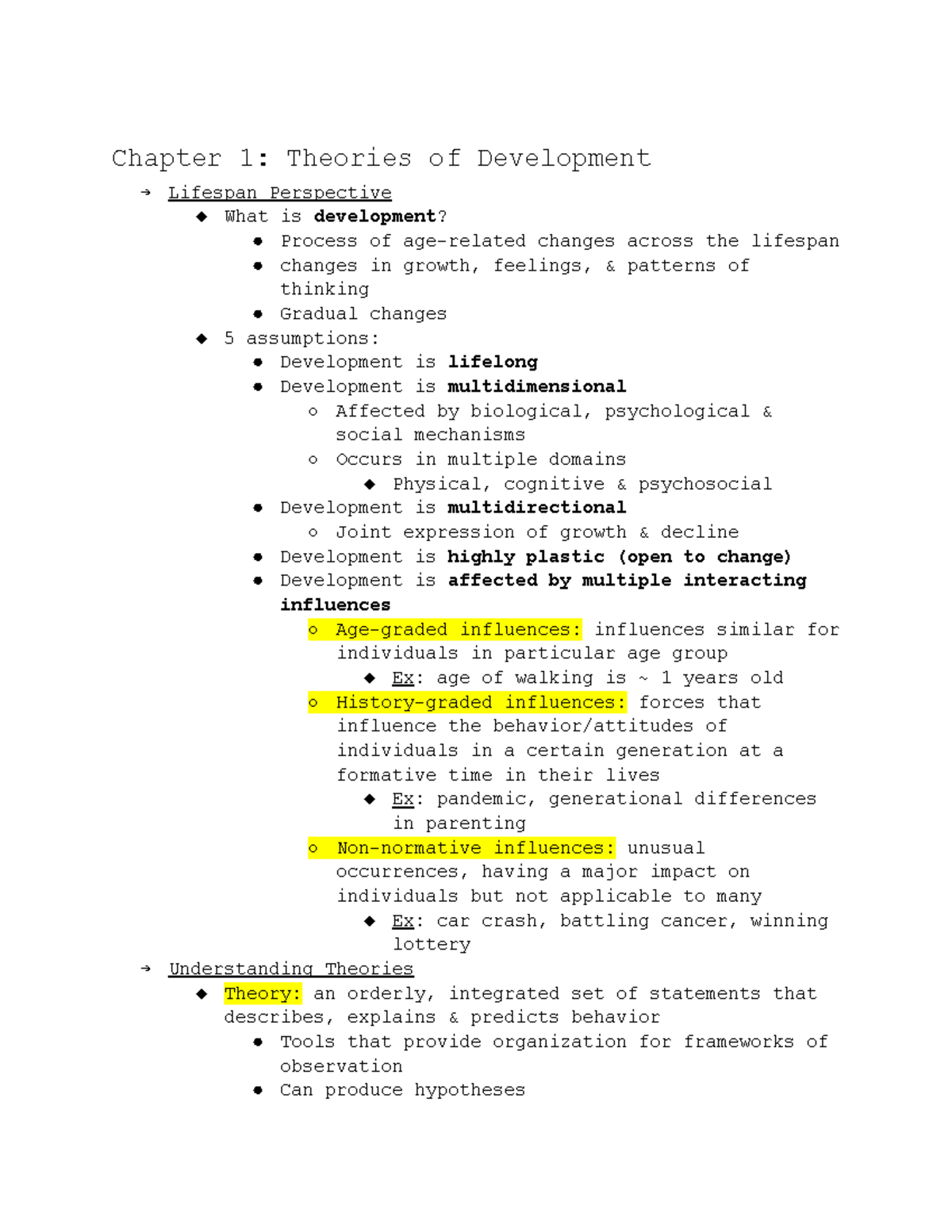 Exam 1 (Ch 1-5) - Lecture Summaries for Exam 1 material, exams administered online - Chapter 1 ...