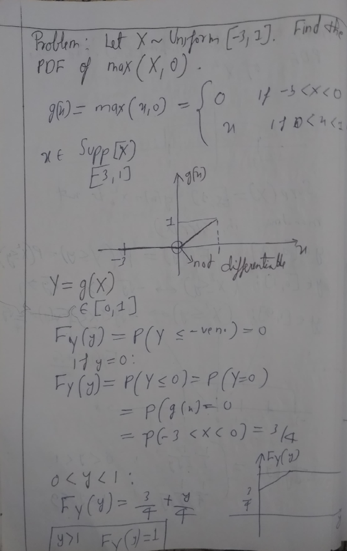 Tutorial 5 - Lectures notes - Mathematics elective - rOF nax(X, 0) 1 ...