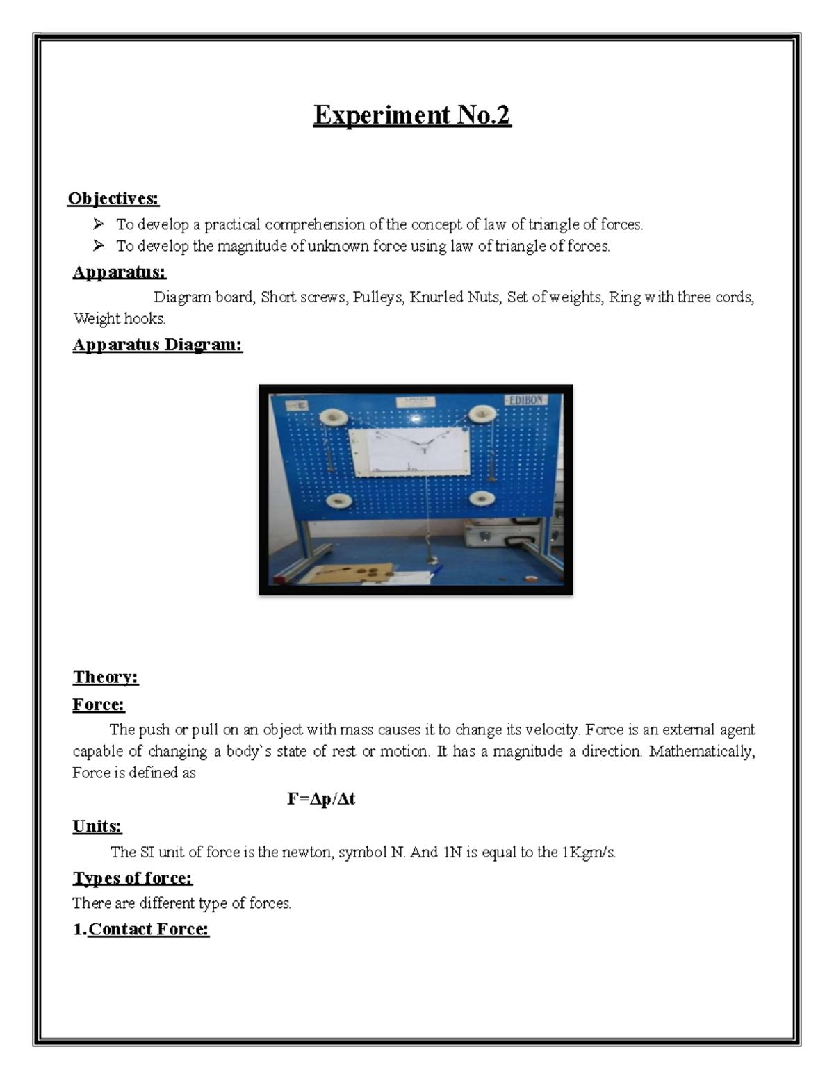 EM final - Experiment No. Objectives: To develop a practical ...