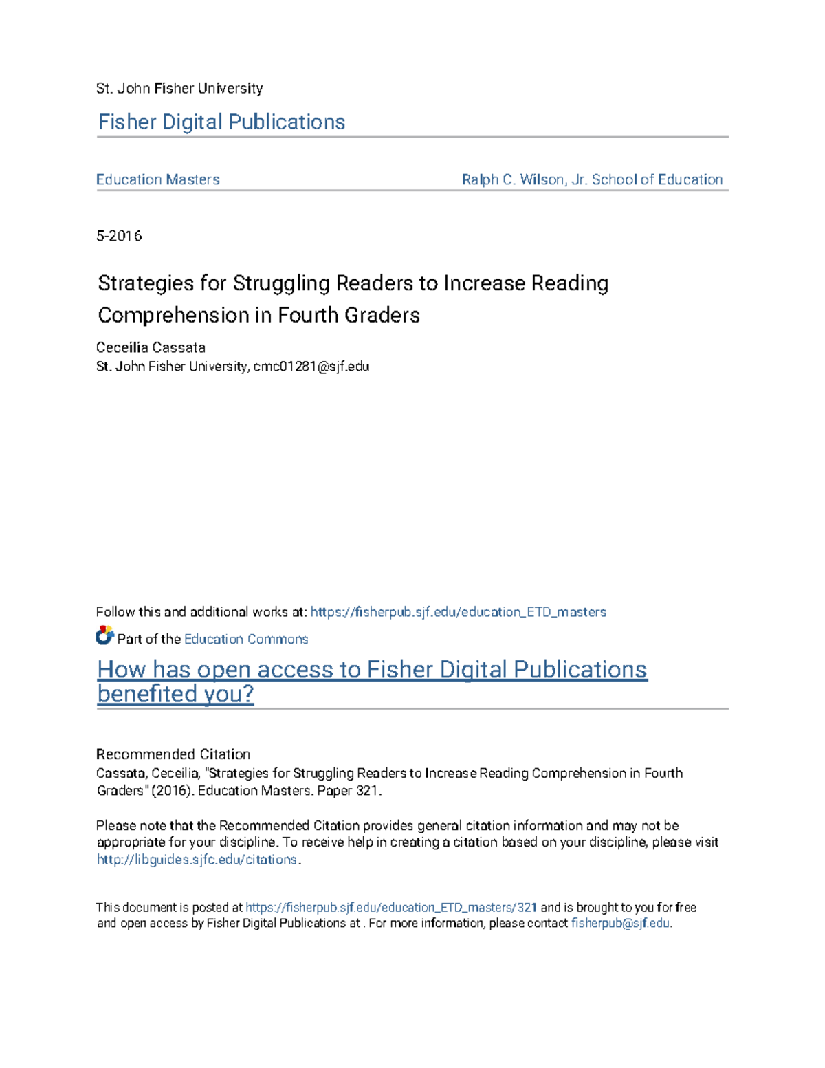 Strategies for Struggling Readers to Increase Reading Comprehensi - St ...