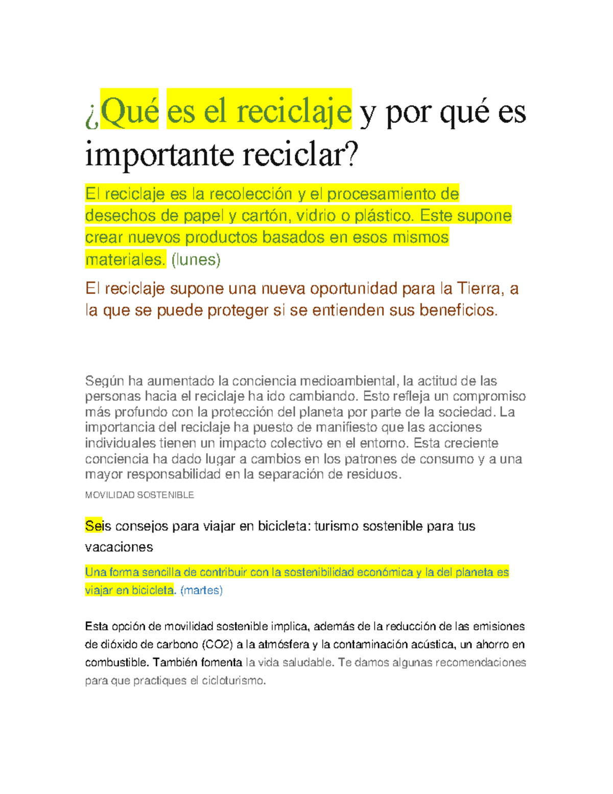 Qué es el reciclaje y por qué es importante reciclar - ¿Qué es el reciclaje y por qué es ...