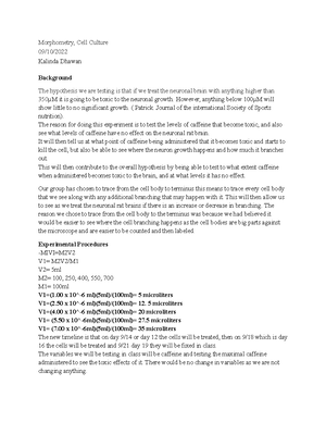 Week 5 labnote book - neuroscience lab notebook - 09/24/ Week 5 ...