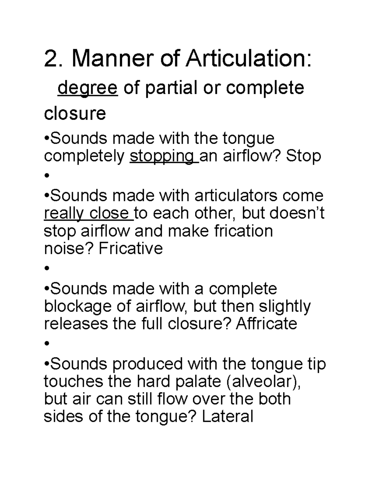 4381-8 - Communication Sciences and Disorders notes fall 2022 - 2 ...