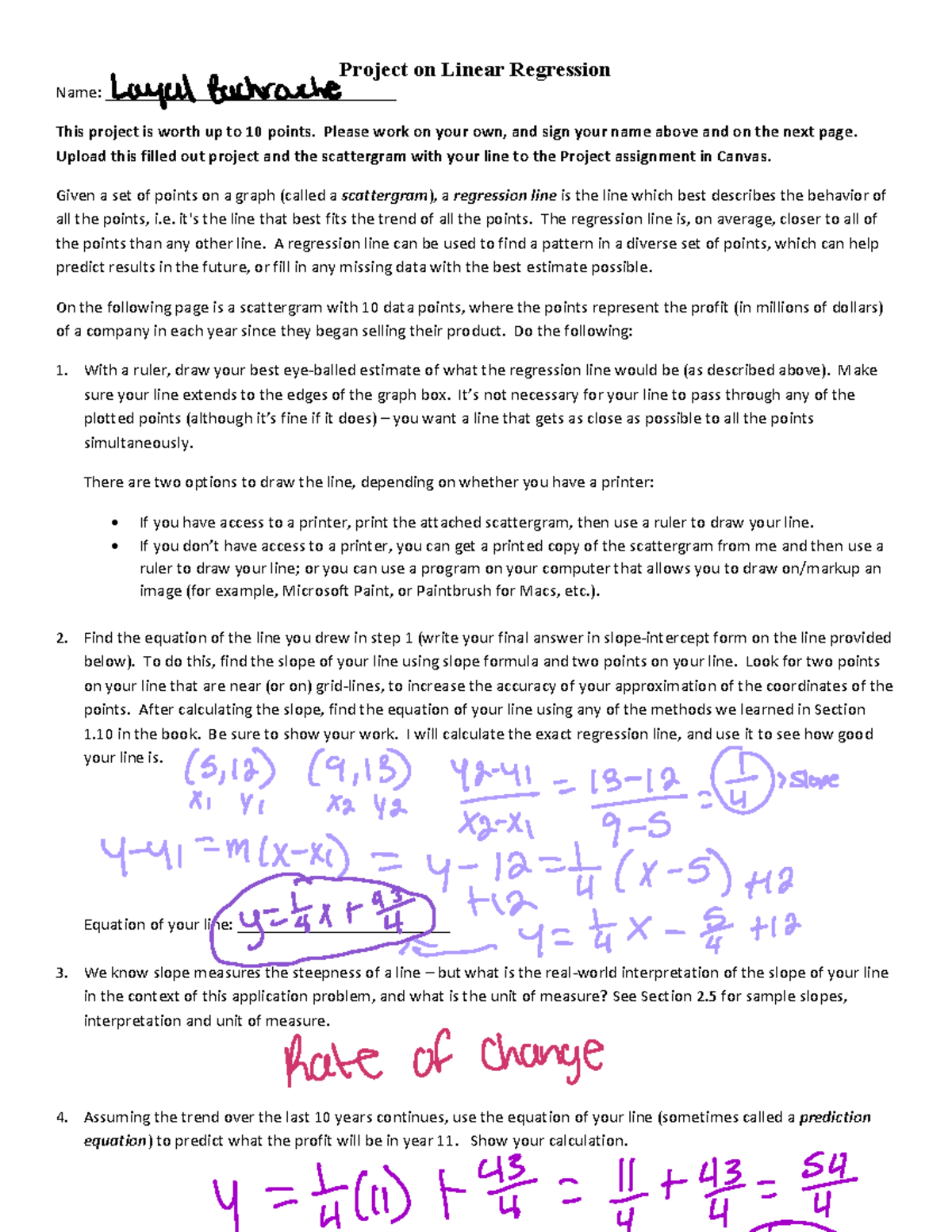 Linear Regression Project - Studocu