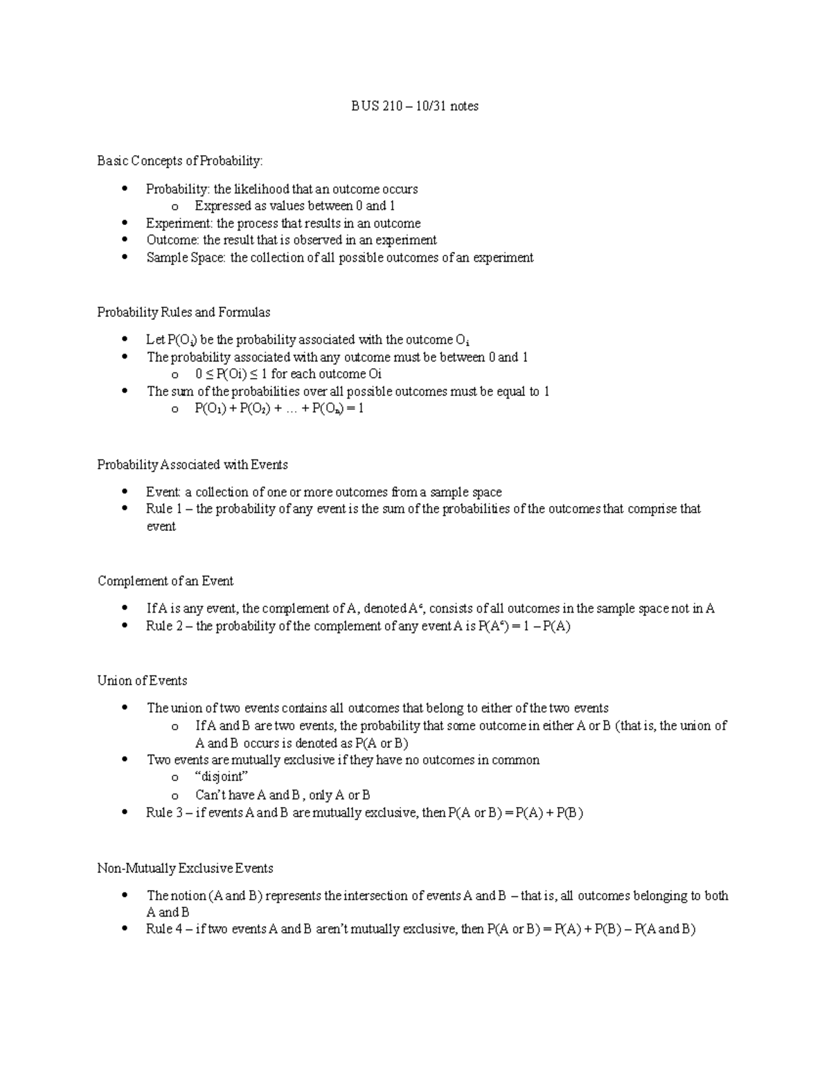 BUS 210 - This is a Business Analytics course taught at GMU by ...