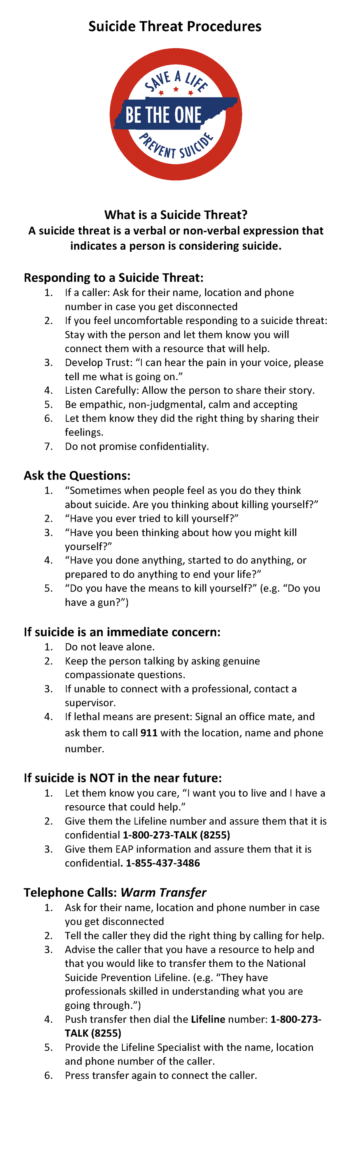 Suicide Threat Cards Fillable Form - Suicide Threat Procedures What is ...