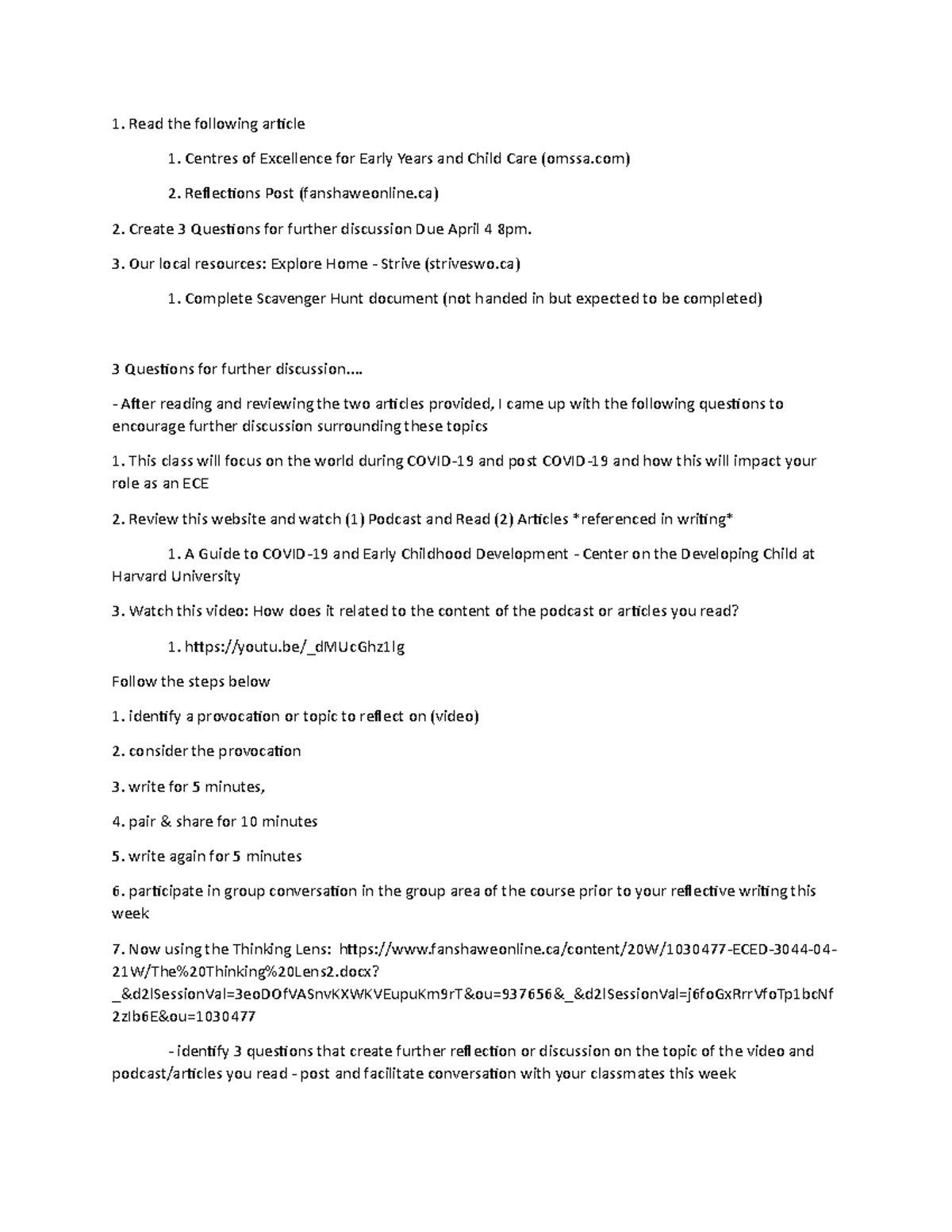 Ref 3 - Lecture notes 3 - Read the following article Centres of ...