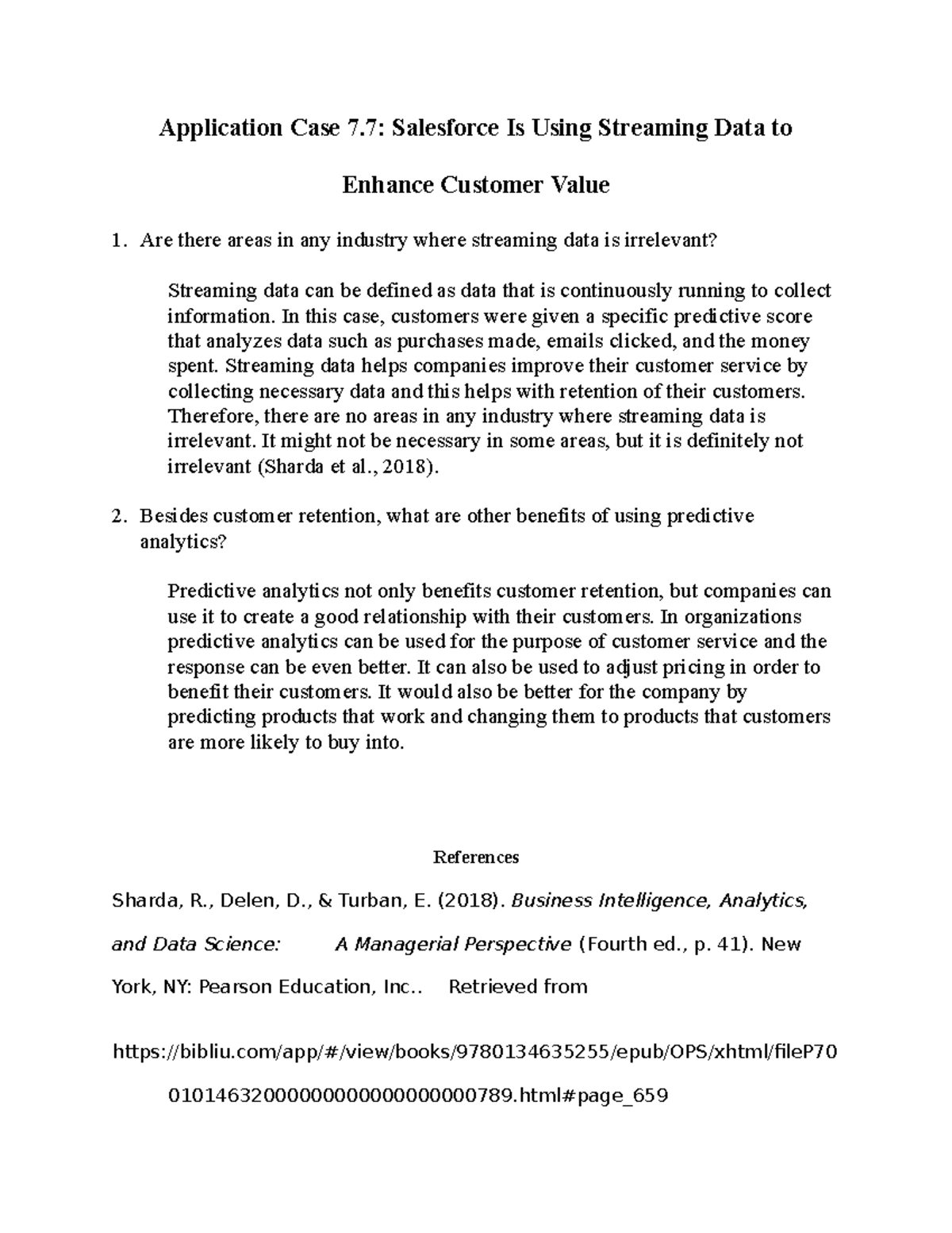 Application case7 - assignment - Application Case 7: Salesforce Is ...