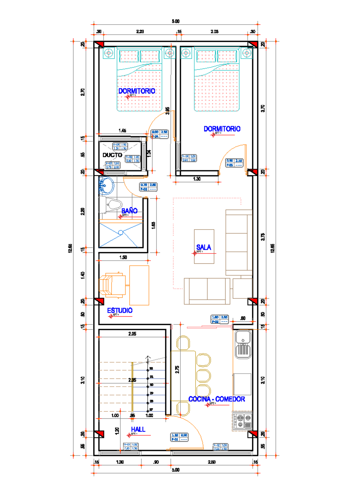 Plano DE Arquitectura Completo Idelso A Color - ####### 1. ####### 1. 5 ...