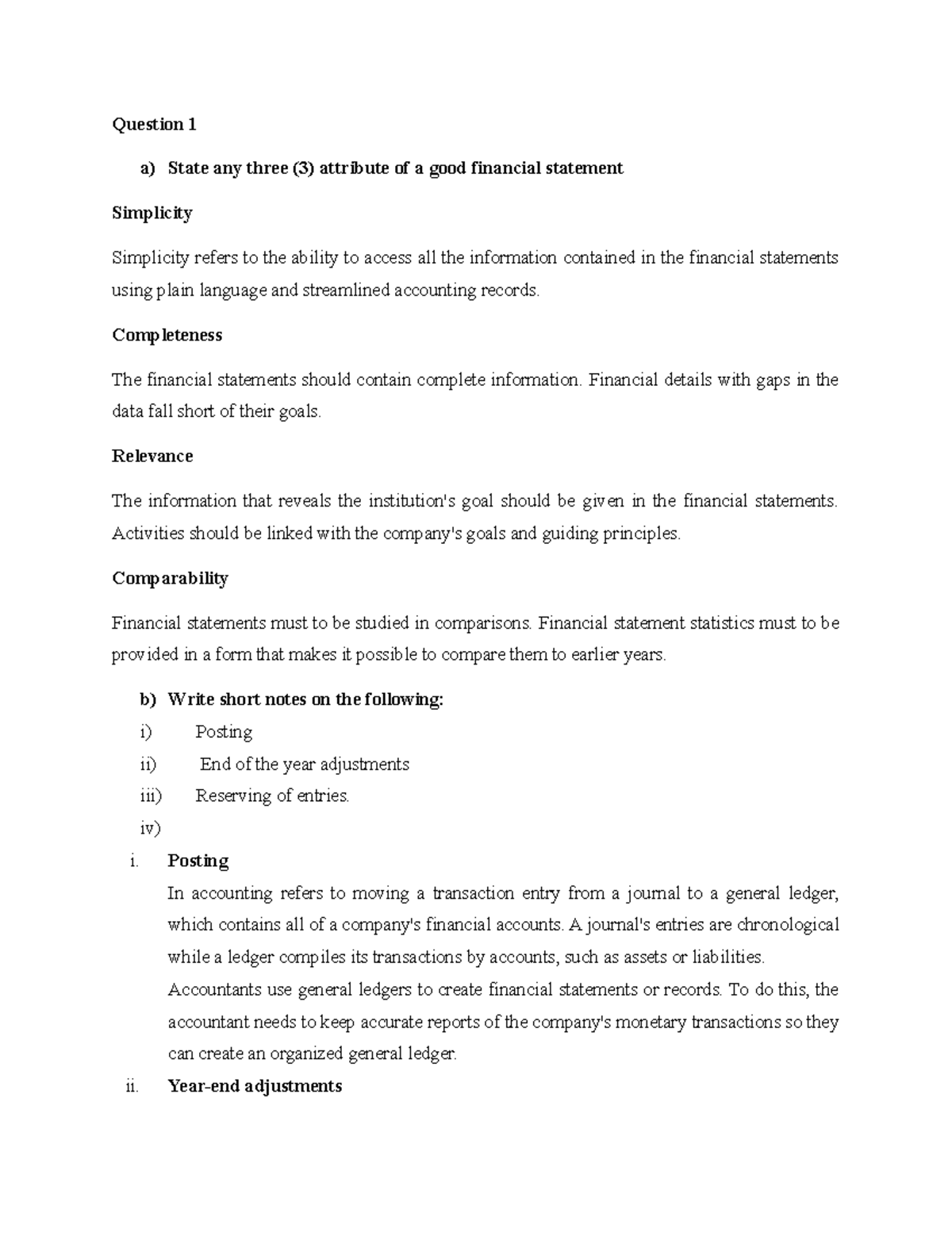 FA Documents Question 1 A State Any Three 3 Attribute Of A Good Financial Statement Studocu fa-documents-question-1-a-state-any-three-3-attribute-of-a-good-financial-statement-studocu