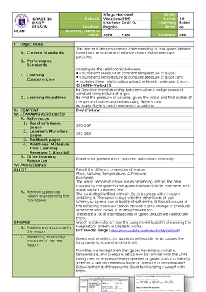 Science 10-DLP7-Menstrual-Cycle - GRADE 10 DAILY LESSON PLAN School ...