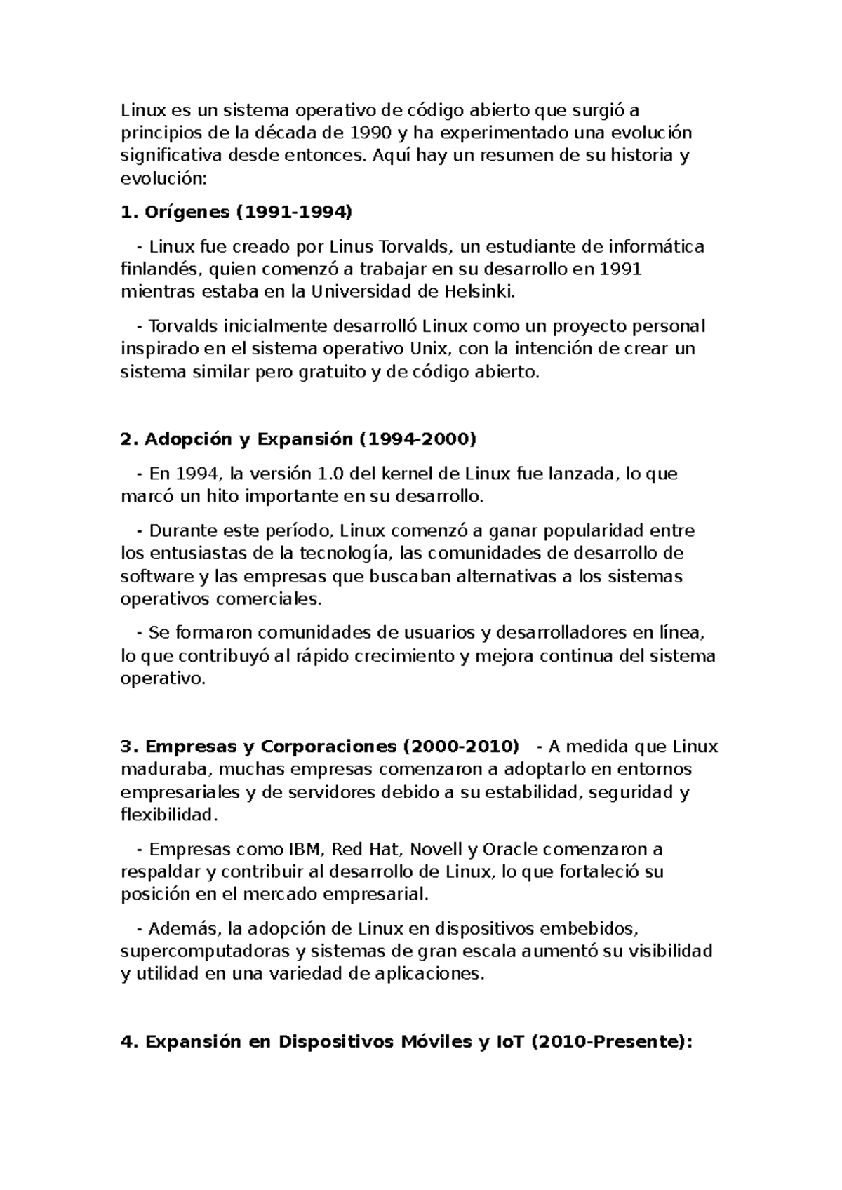 Sistemas operativos en Linux - Linux es un sistema operativo de código ...