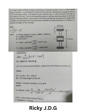 Machine Design - Bolts - Sample Problem 1 - 44. DETEIMINE THE CRESSAREA ...