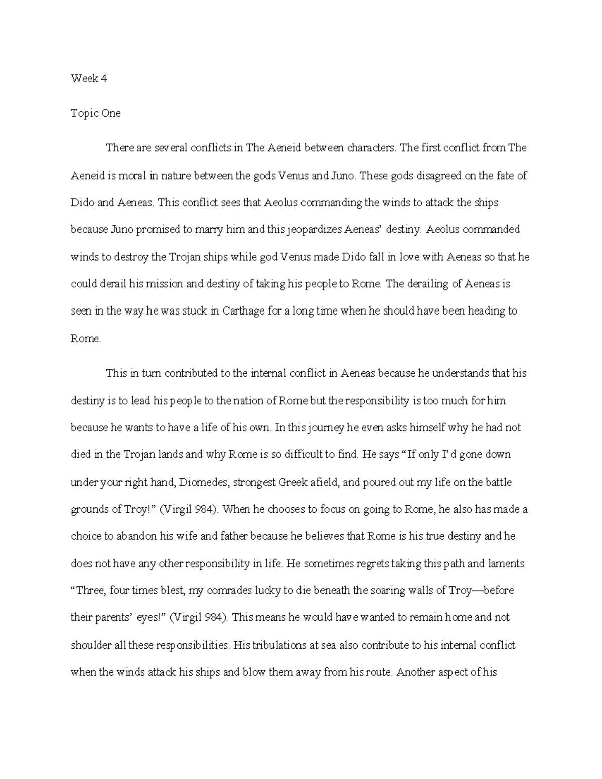 Week 4 - The quite by Aristotle that a man who cannot work in common and has no need - Week 4 ...