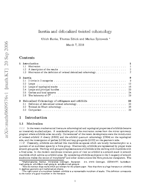 0702702 - Cours - arXiv:math/0702702v1 [math] 23 Feb 2007 The Annals of ...