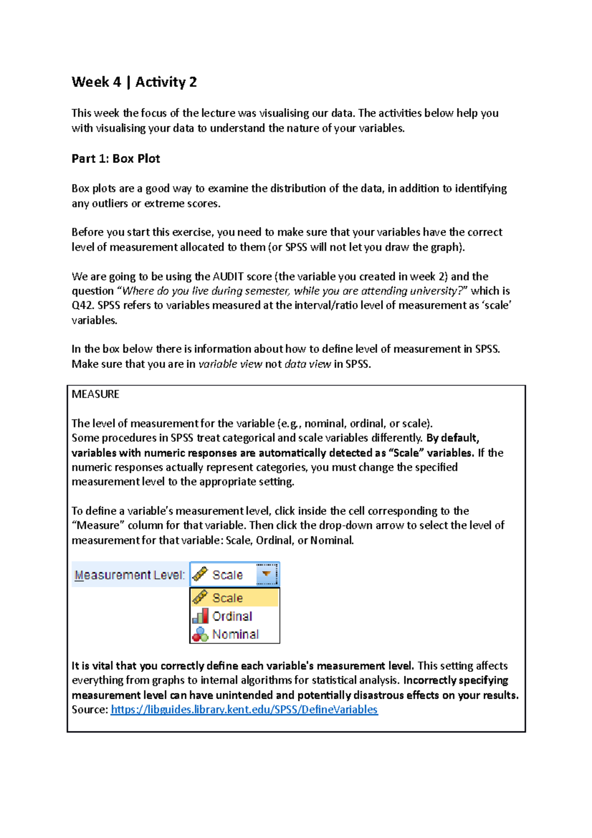 Week 4 Activity 2 - Week 4 | Acivity 2 This week the focus of the ...