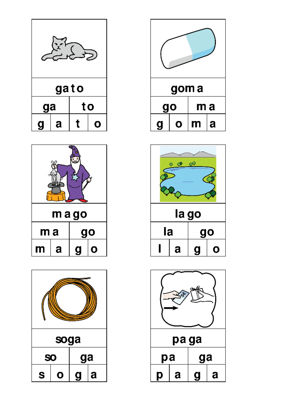 Descomposicic 3b3n-palabras - gato ga to g a t o mago ma go m a g o ...