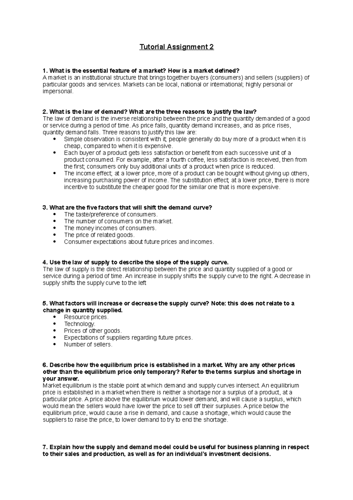 Seminar Assignments Tutorial Assignment 2 Tutorial Assignment 2 What Is The Essential