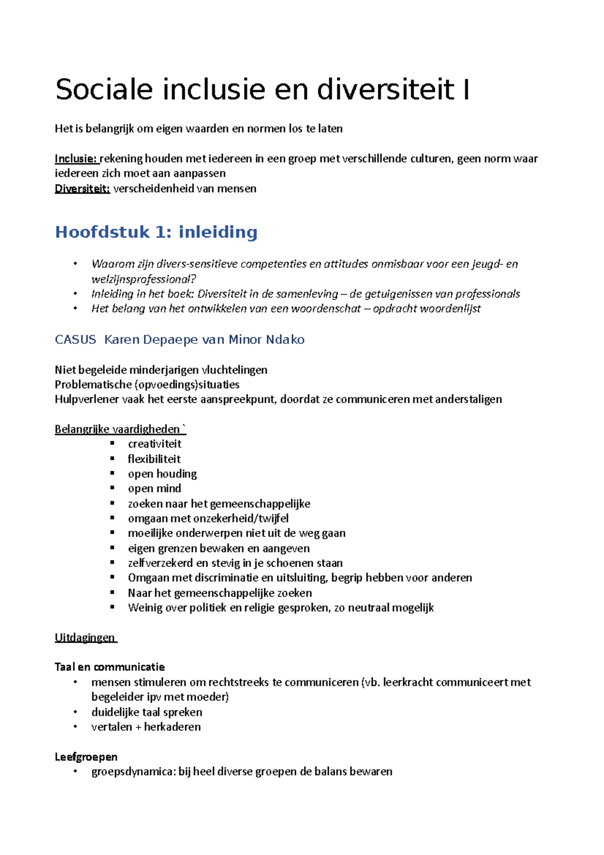 sociale inclusie en diversiteit - leerkracht communiceert met begeleider ipv met moeder ...