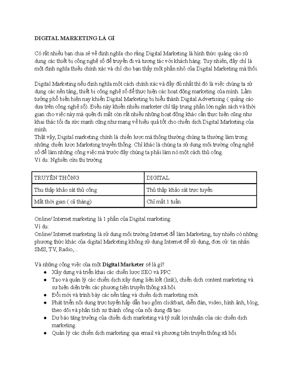 Script TT Digital Marketing - DIGITAL MARKETING LÀ GÌ Có rất nhiều bạn ...