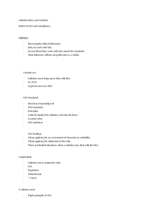 SRA Principles - Notes - SRA Principles. Introduction. SRA Standards ...