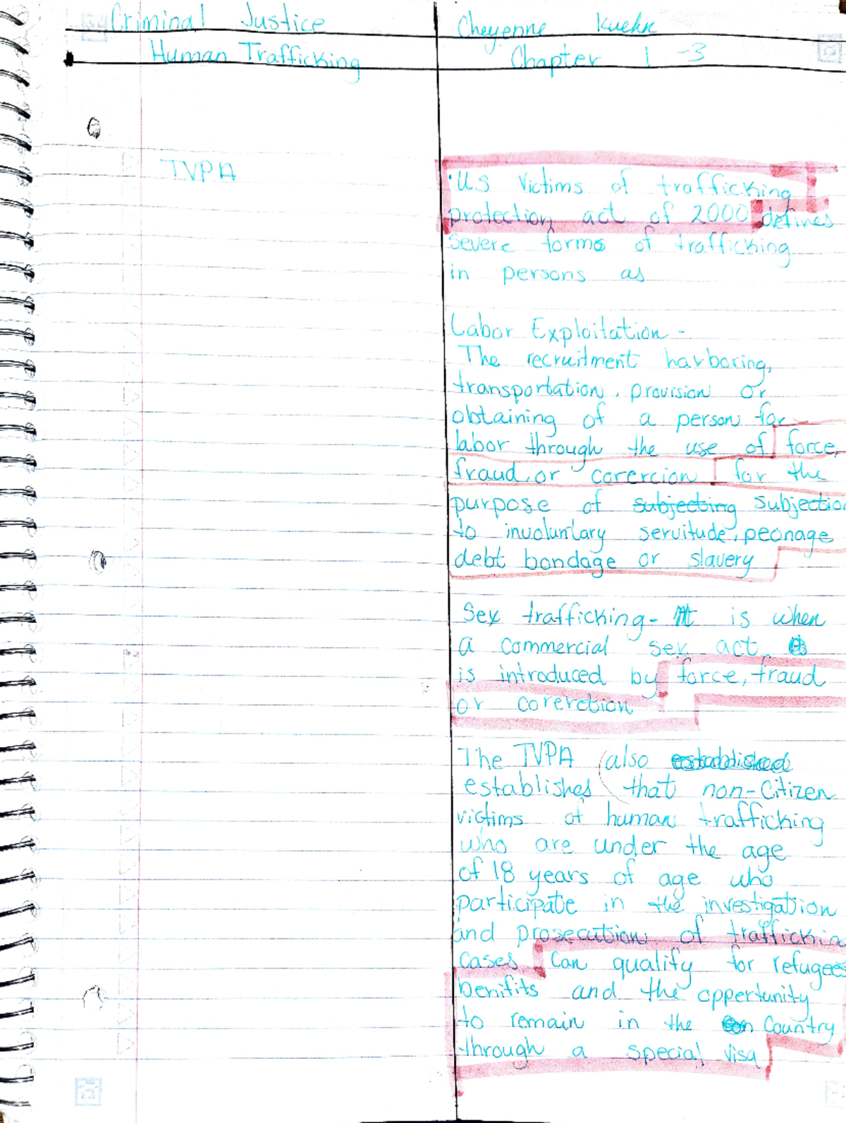 HT Notes 1-3 - Basic information on human trafficking - Justice Hugogn ...