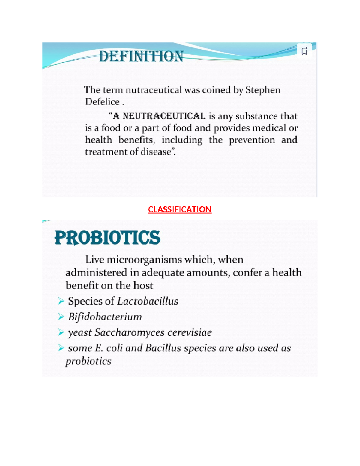 Neutraceuticals - Well informed notes for effective learning ...