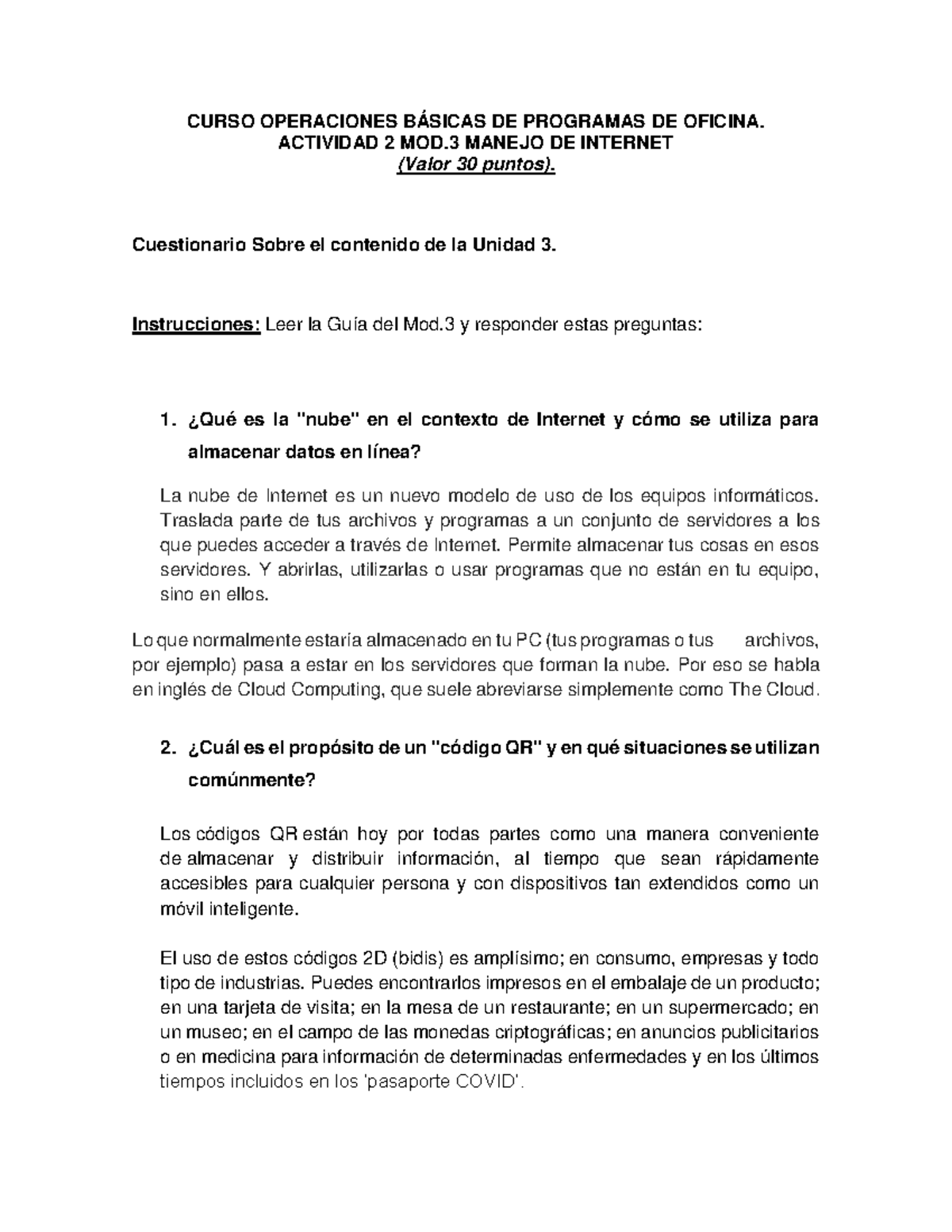 Curso Operaciones Básicas DE Programas DE Oficina - CURSO OPERACIONES ...