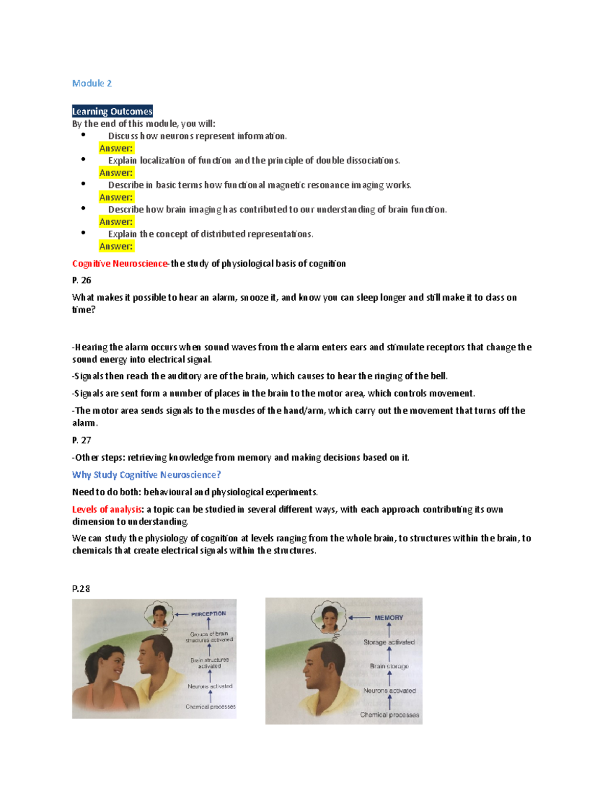 Module 2 notes - Module 2 Learning Outcomes By the end of this module ...