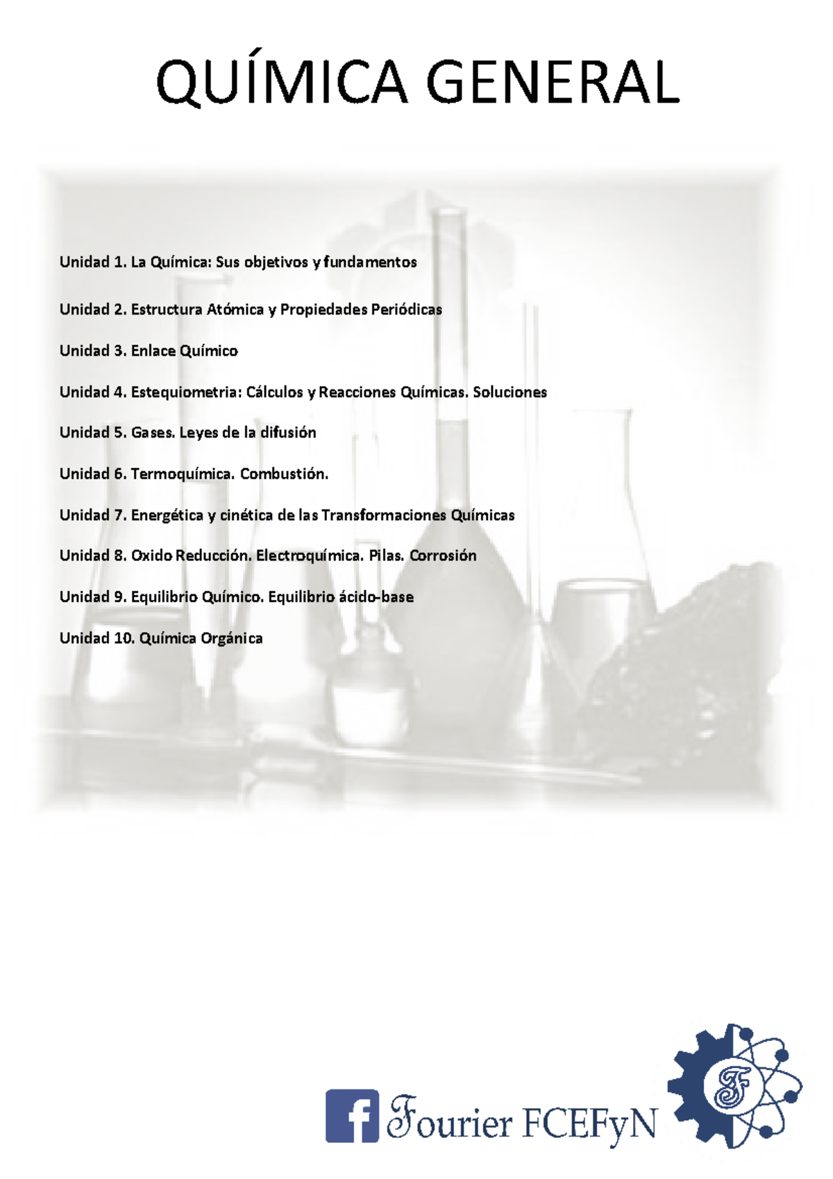 Quimica Resumen - QUÍMI Unidad 1. La Química: Sus objetivos Unidad 2 ...
