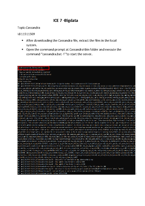 Assignment 4 - CSCE 5300 – Introduction to Big Data and Data Science Assignment 4 – Coding - Studocu