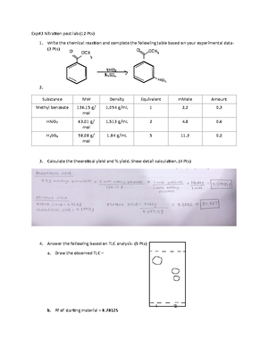 Exp#9 Organic Chemistry Lab - Exp#9 The Identification of Aldehydes and ...