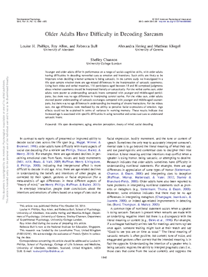 Chapter 10 - Professor Capps - Psychosocial Development Where we were ...