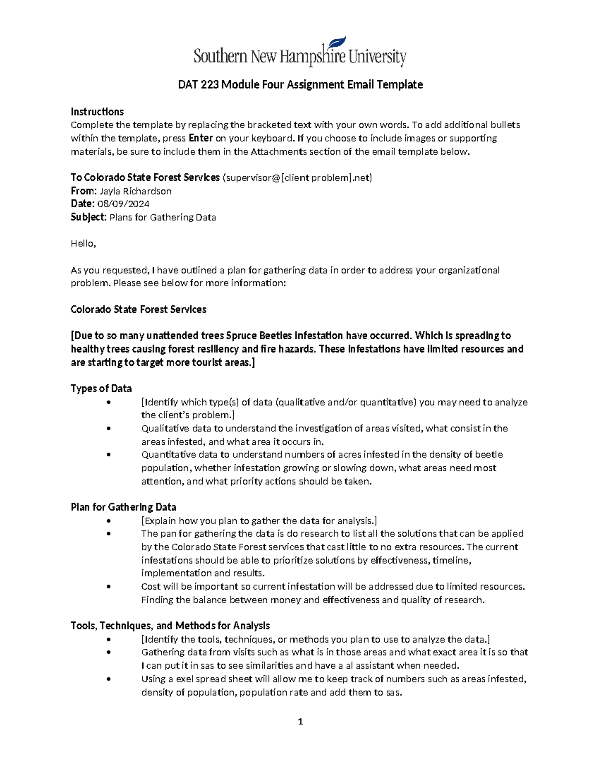 Dat 223 Module Four Assignment Email Template Dat 223 Module Four Assignment Email Template 