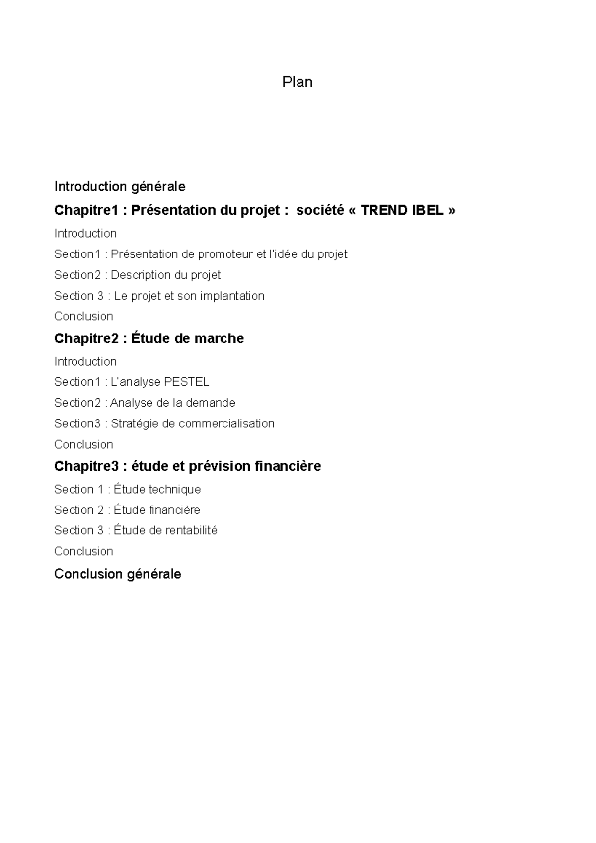 gestion et economie - Plan Introduction générale Chapitre1 ...