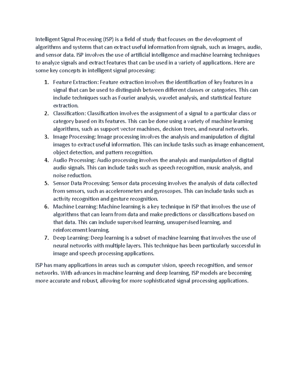 77 - intelligent signal processing - Intelligent Signal Processing (ISP ...
