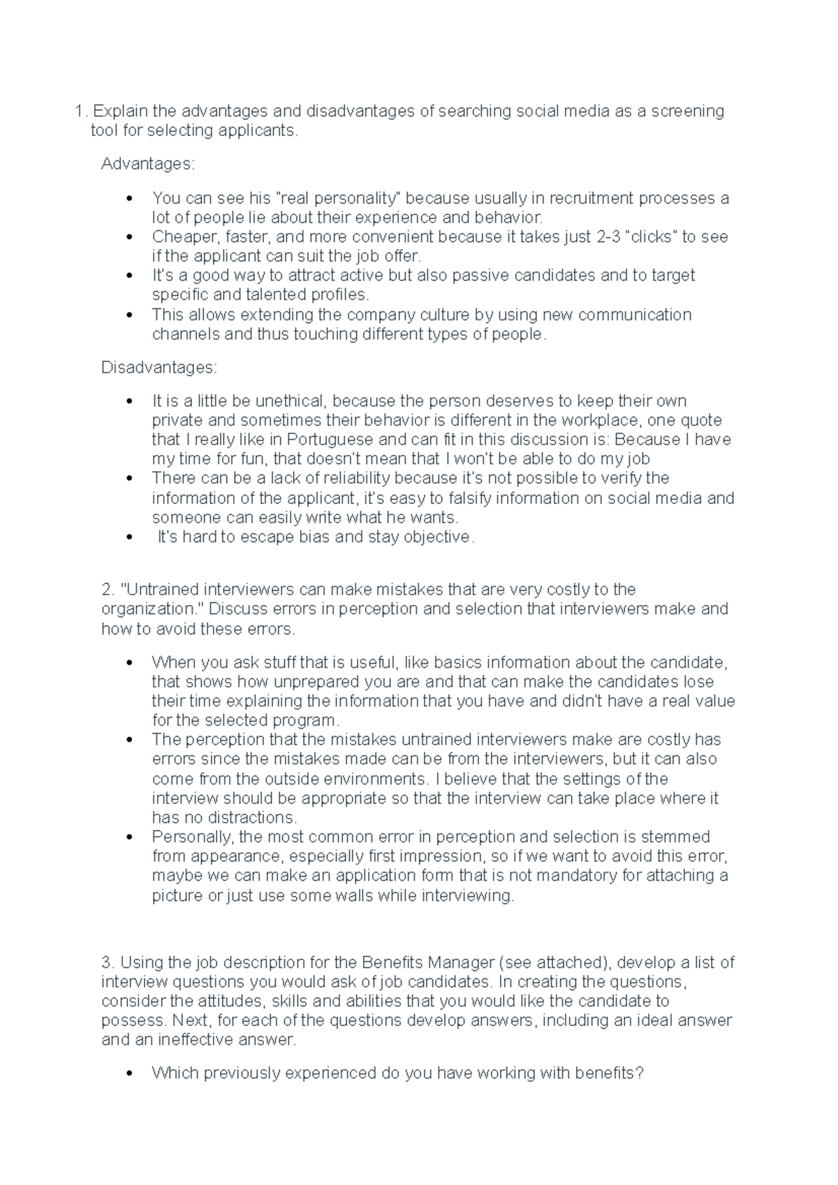 Chapter 6 Discussion paper - Business operation management - KNU - Studocu