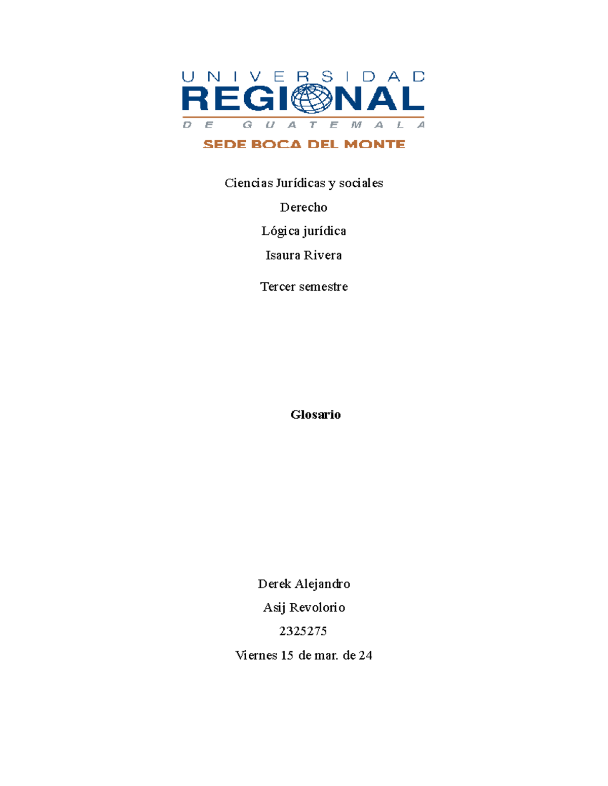 Glosario, lógica juridica - Ciencias Jurídicas y sociales Derecho ...