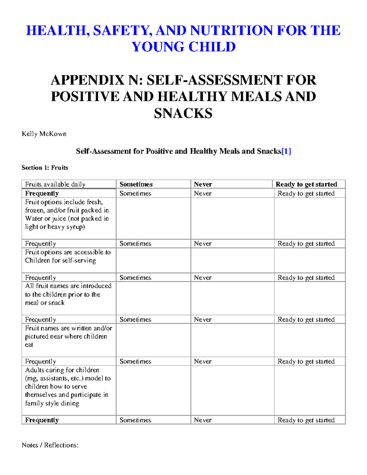 Appendix N - yujut - HEALTH, SAFETY, AND NUTRITION FOR THE YOUNG CHILD ...
