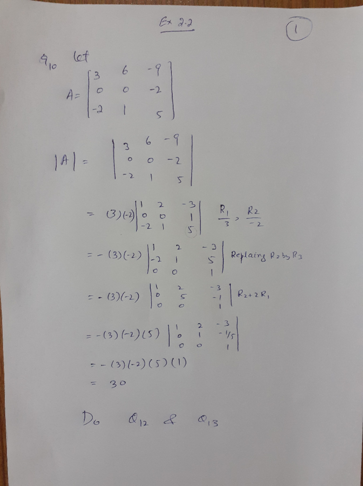 2-Ex 2 - Lecture notes 5 - Linear Algebra - Studocu