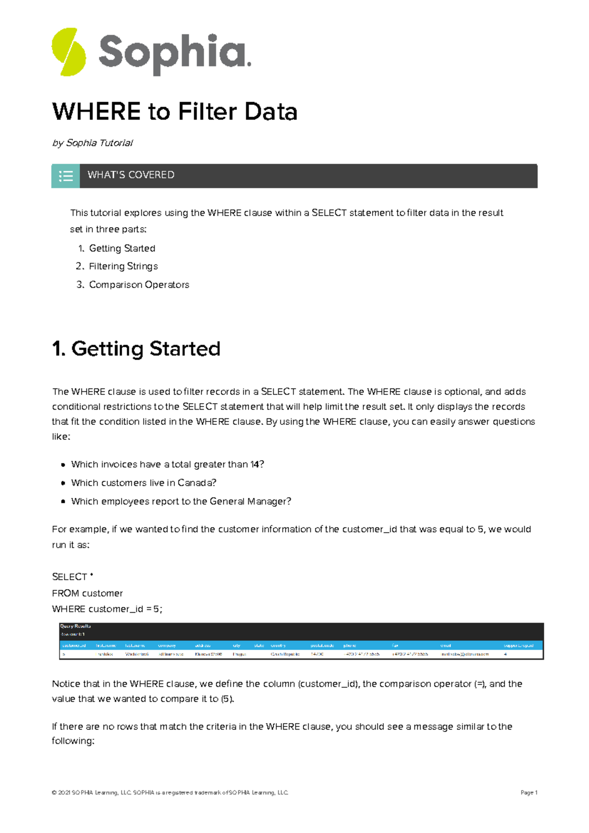 Where to filter data 2 - relational database - WHERE to Filter Data by ... Where to filter data 2 - relational database - WHERE to Filter Data by ...