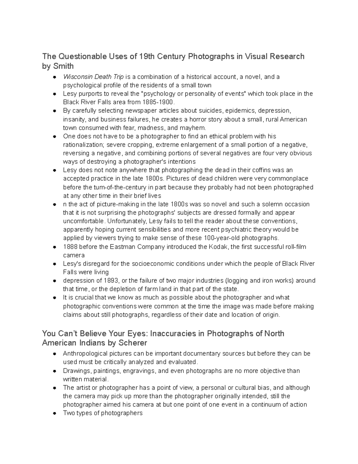 J4568 history of photoj - The Questionable Uses of 19th Century ...