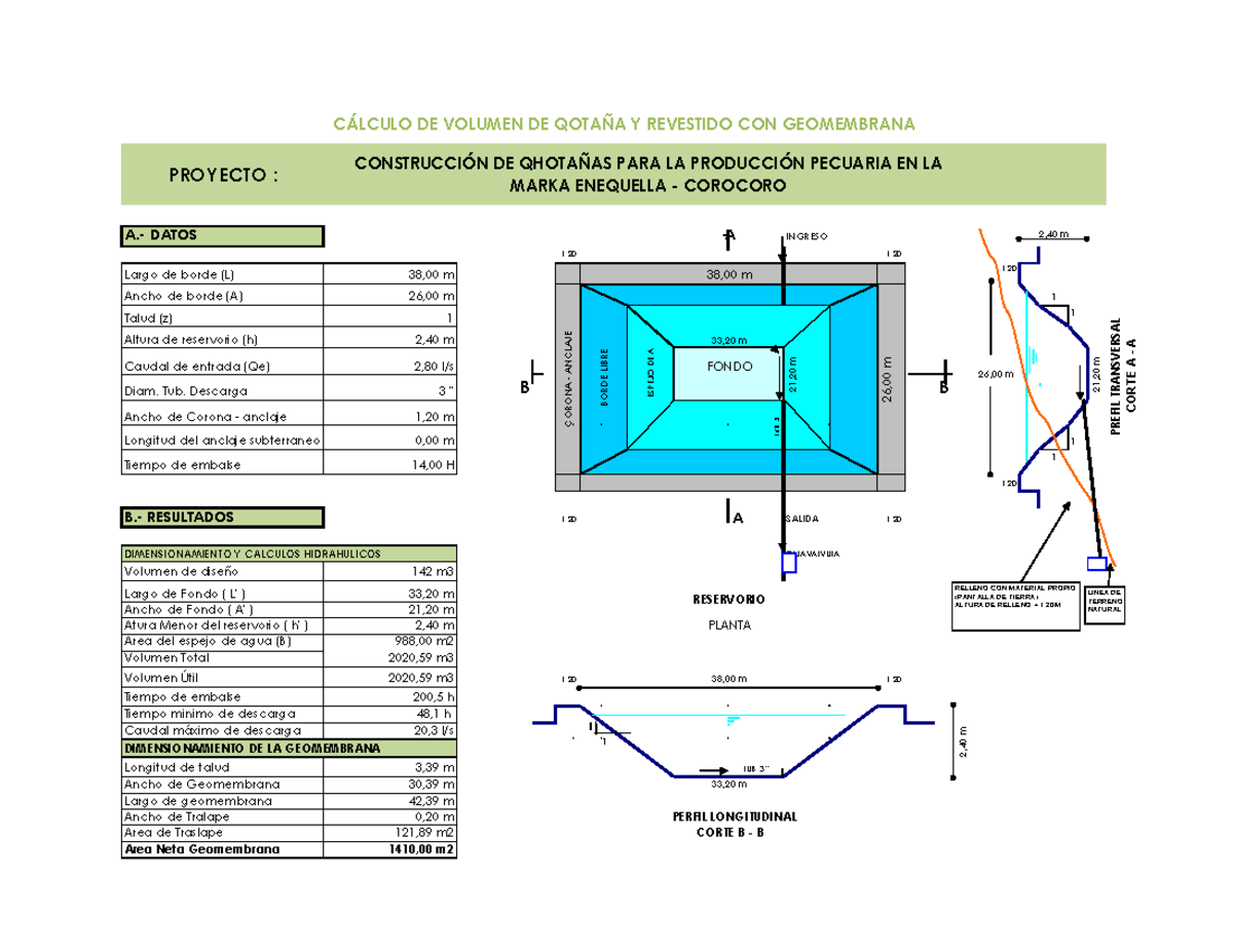 Amexo 10 - asasasaaaaaaaaaaaa - PROYECTO : A.- DATOS INGRESO 1,20 1 ...