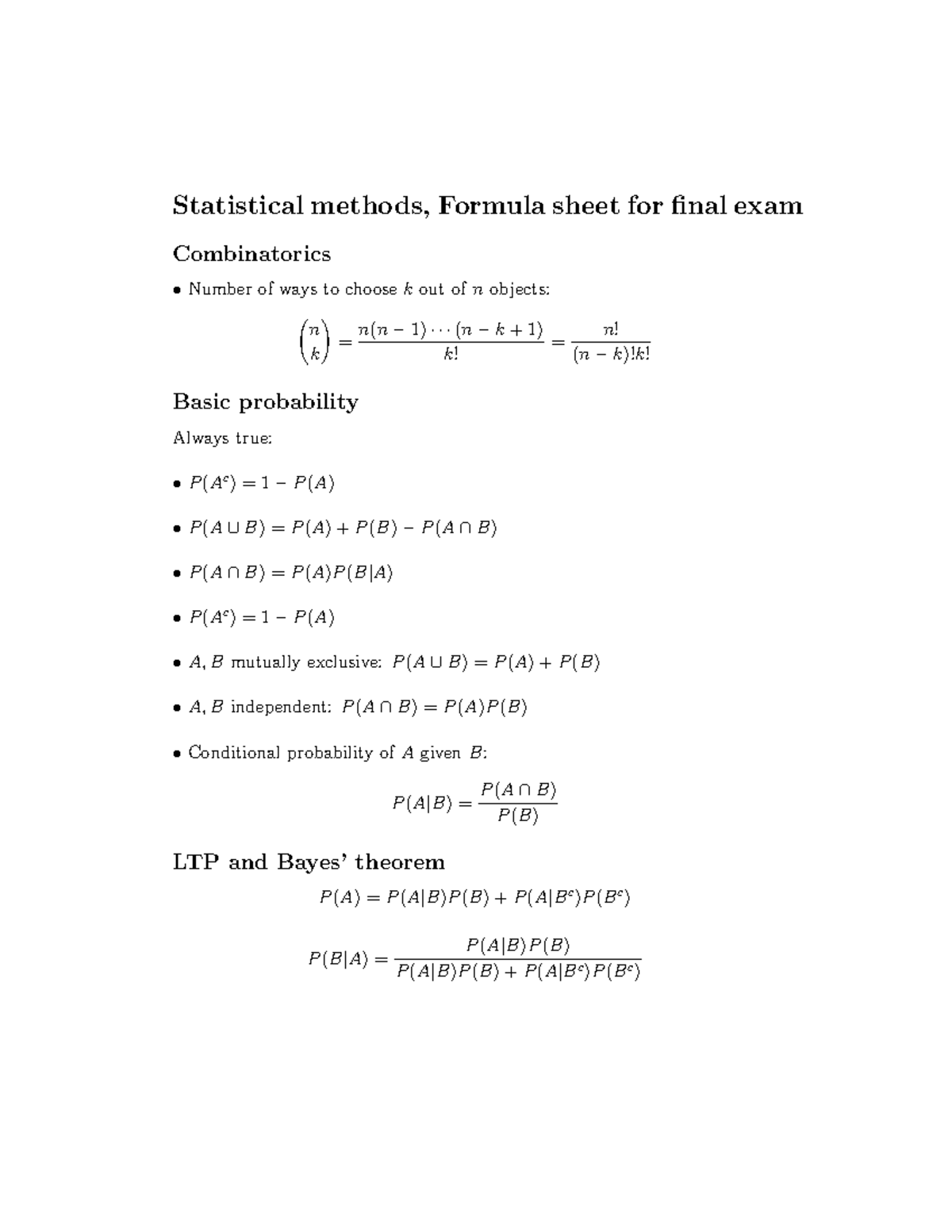 221 basic formulas (Mode, Mean, Median) - Statistical methods, Formula ...