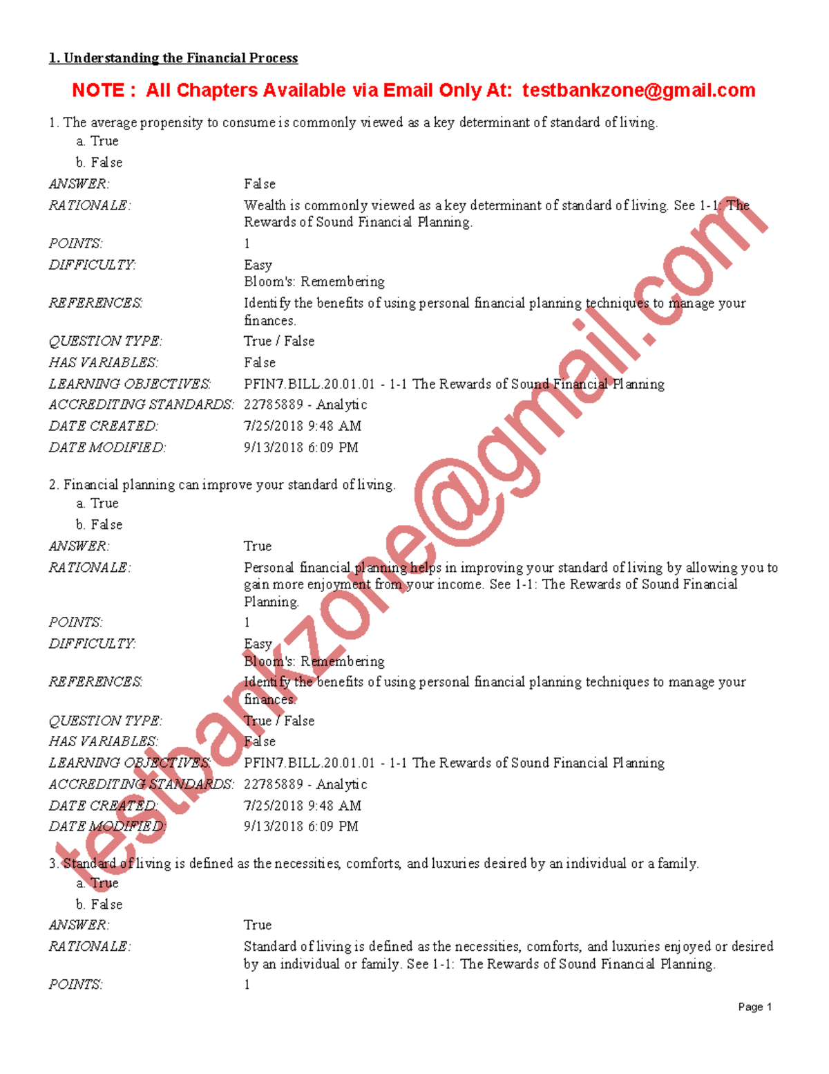 Solutions and Test Bank For PFIN, 8th Edition by Randall Billingsley ...