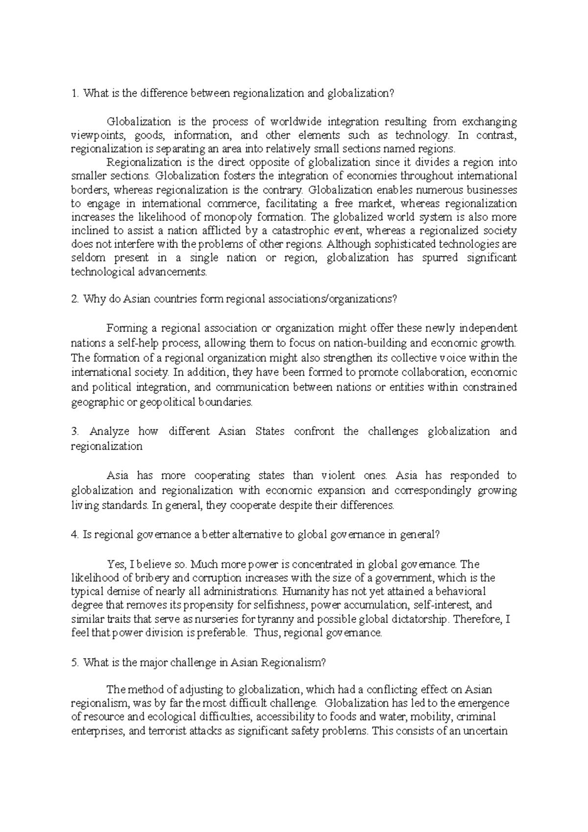 Chapter 6 Activity 6 - GEC 3A assignments essay type - What is the ...