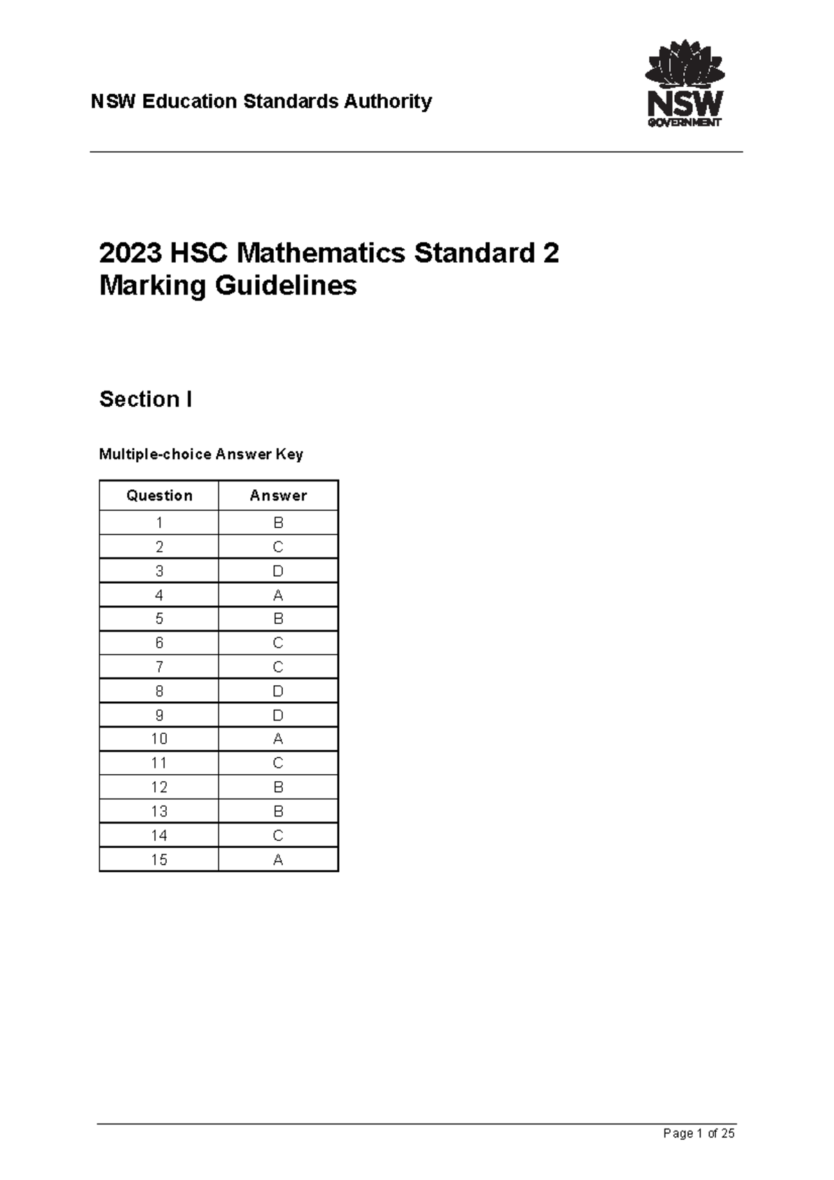 2023 hsc maths std 2 mg - NSW Education Standards Authority 2023 HSC ...