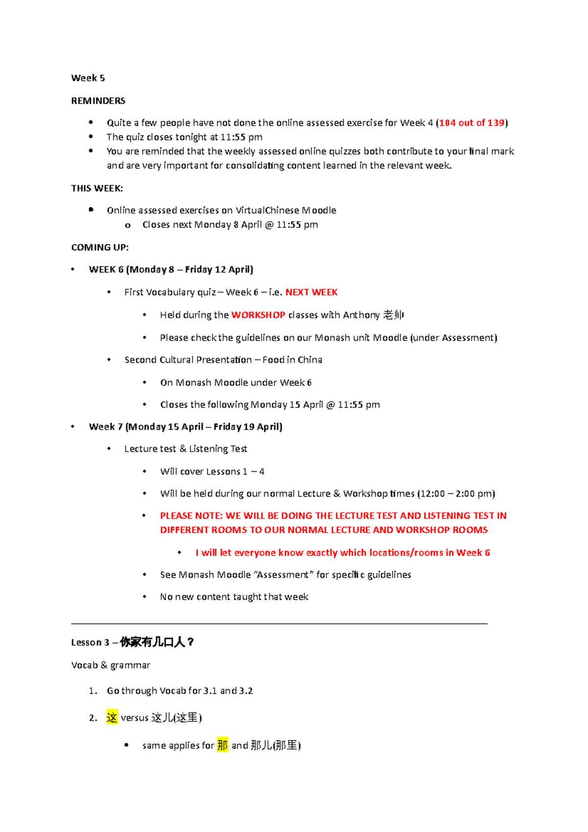 ATS1001-2001 - Lecture notes - W5 (2019 - updated 1 April 2019 - V2 ...